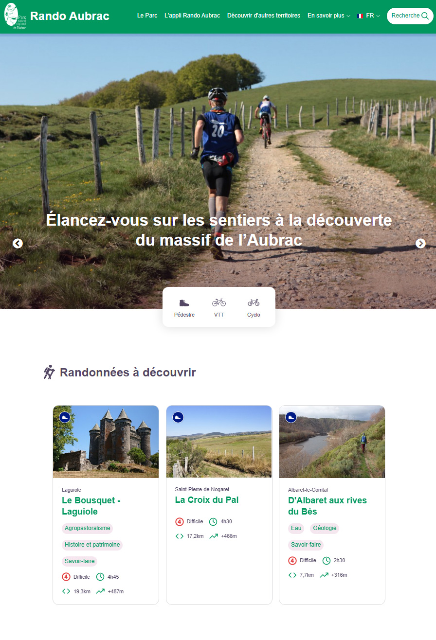 Rando Aubrac : le site de référence des activités de pleine nature en ...